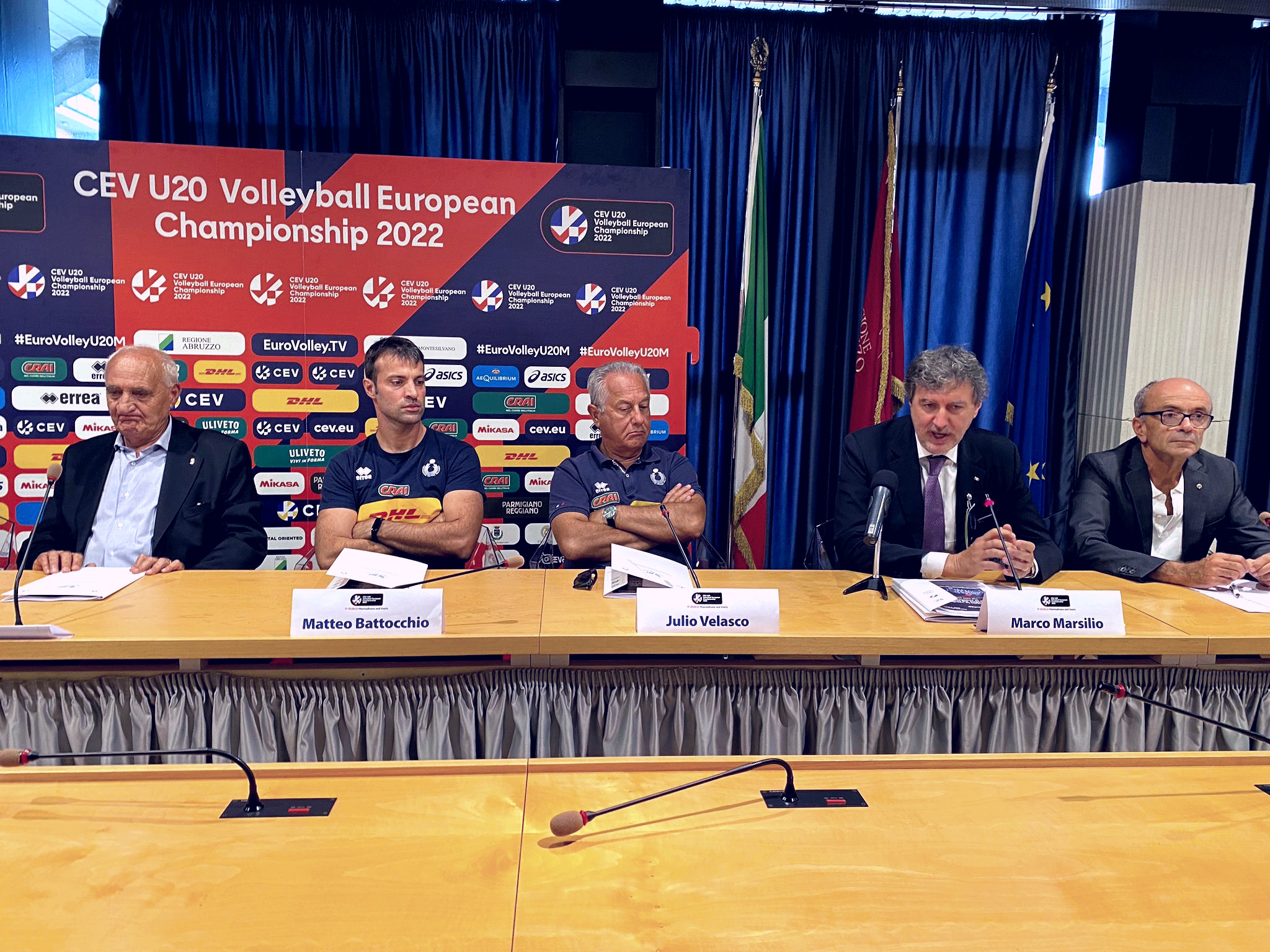 A Pescara la presentazione dei Campionati Europei Under 20 maschili | Federvolley
